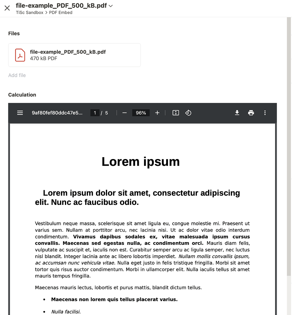 How to embed PDF attachments into the record using the calculation field - 🏗️ Showcases & Guides ...