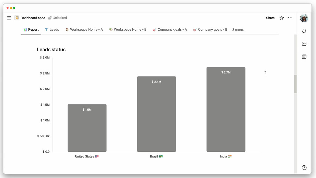 🆕 Bar chart - dashboard apps - 📢 Info & Announcements - Tape Community